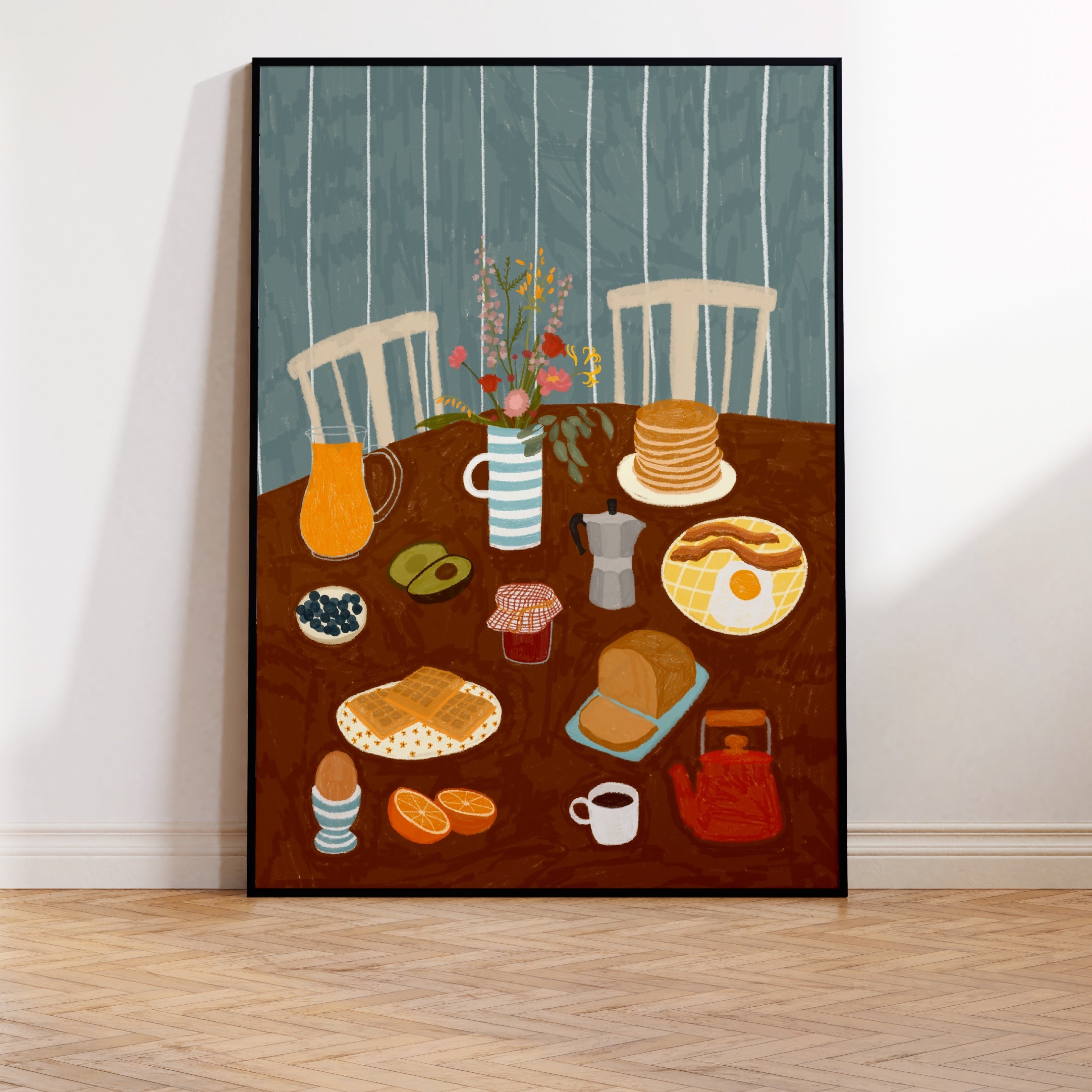 The Breakfast Nook Print – Nelly Fran Designs